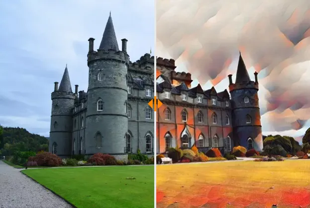 The magical conversion of ordinary pictures into paintings